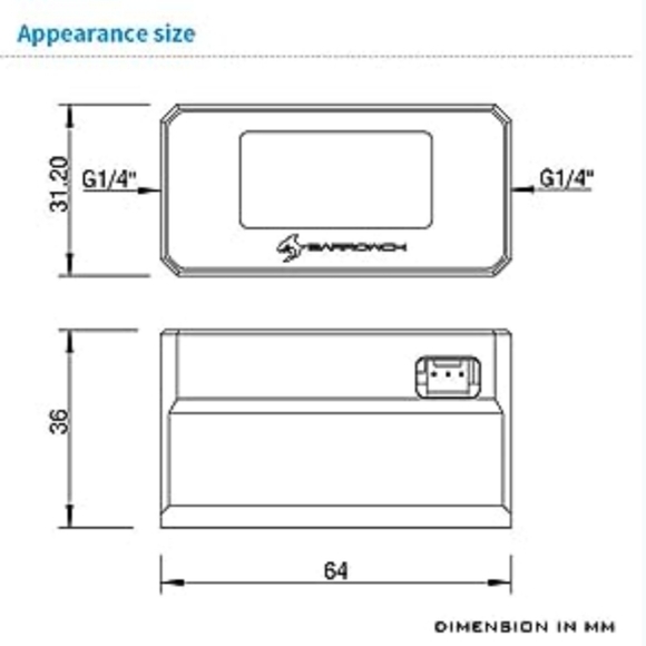 barrowch | Other | Barrowch Oled Temperature Display With Alarm And ...
